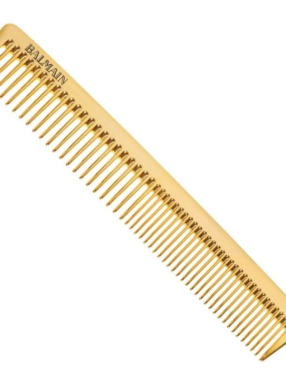 Balmain Golden Cutting Comb profesjonalny złoty grzebień do strzyżenia ...