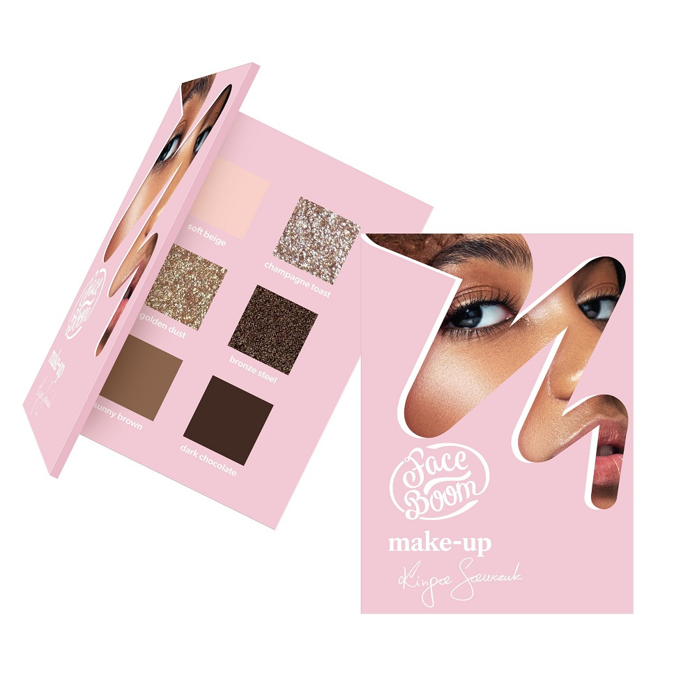 Face Boom Eyeshadow Palette paleta cieni do powiek Nude Mood 9g ...