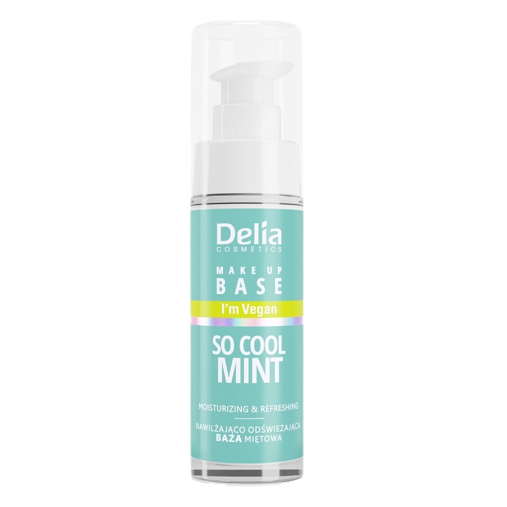 Delia Vegan Make Up Base wegańska baza nawilżająco-odświeżająca So Cool ...