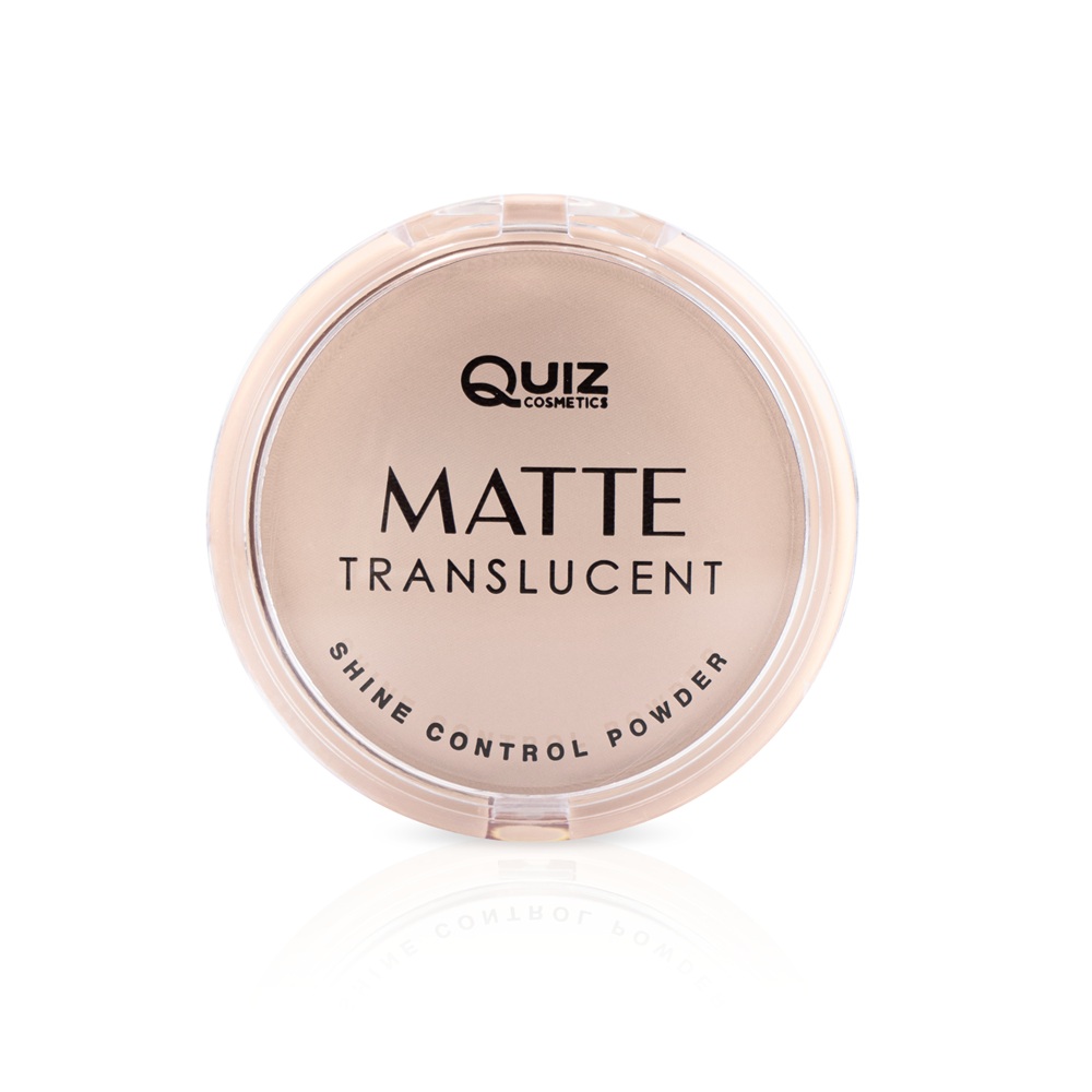 Quiz Cosmetics Matte Translucent Powder transparentny puder matujący N ...